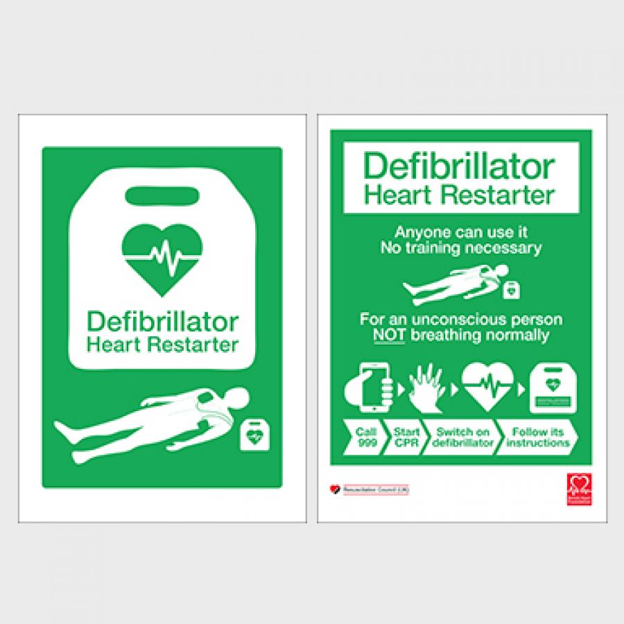 Standard Signs For AEDs | Kays Medical